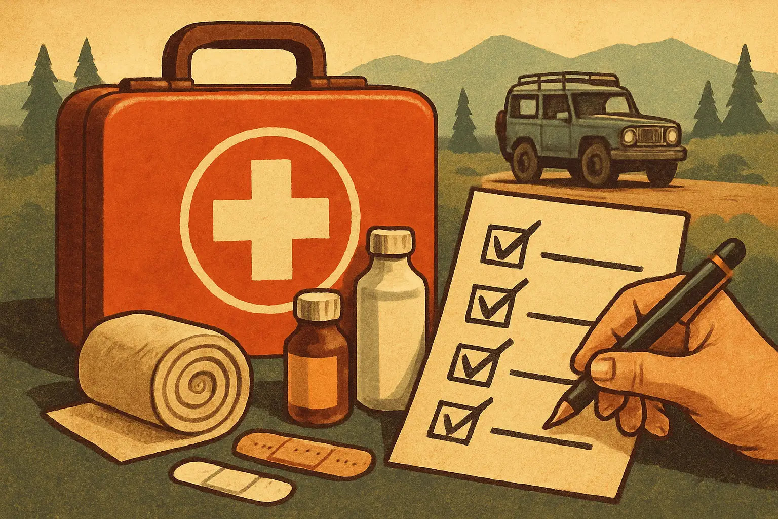 First Aid Kit Checklist for Overlanding Trips – Fort Robin
