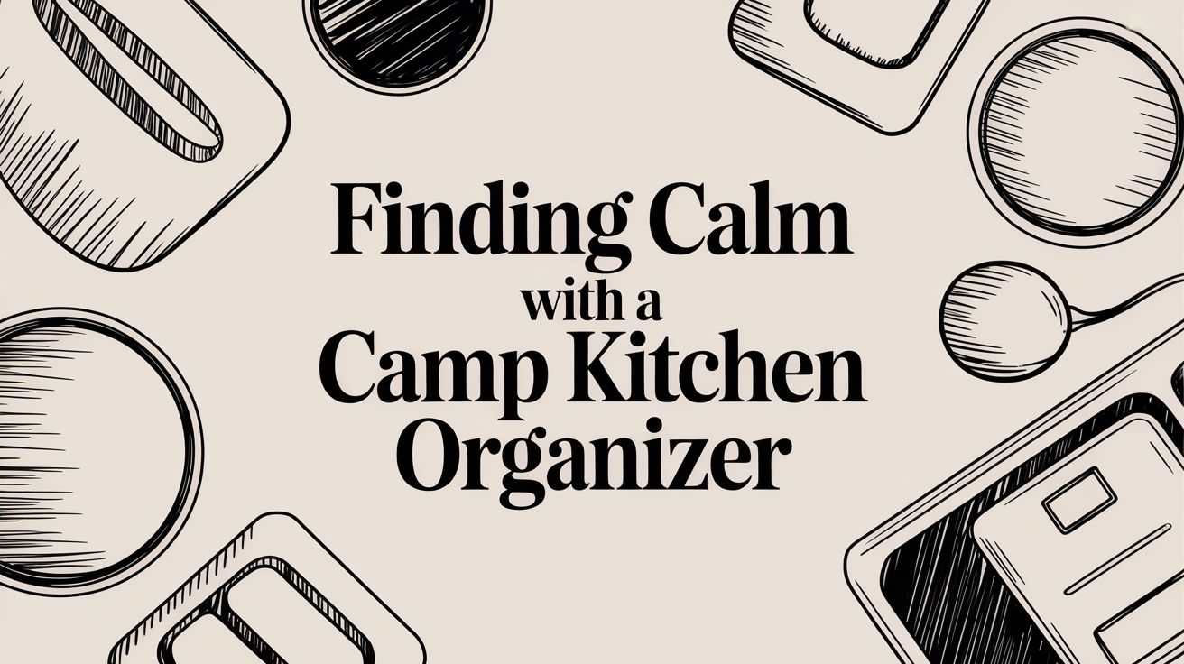 Finding Calm with a Camp Kitchen Organizer - Fort Robin