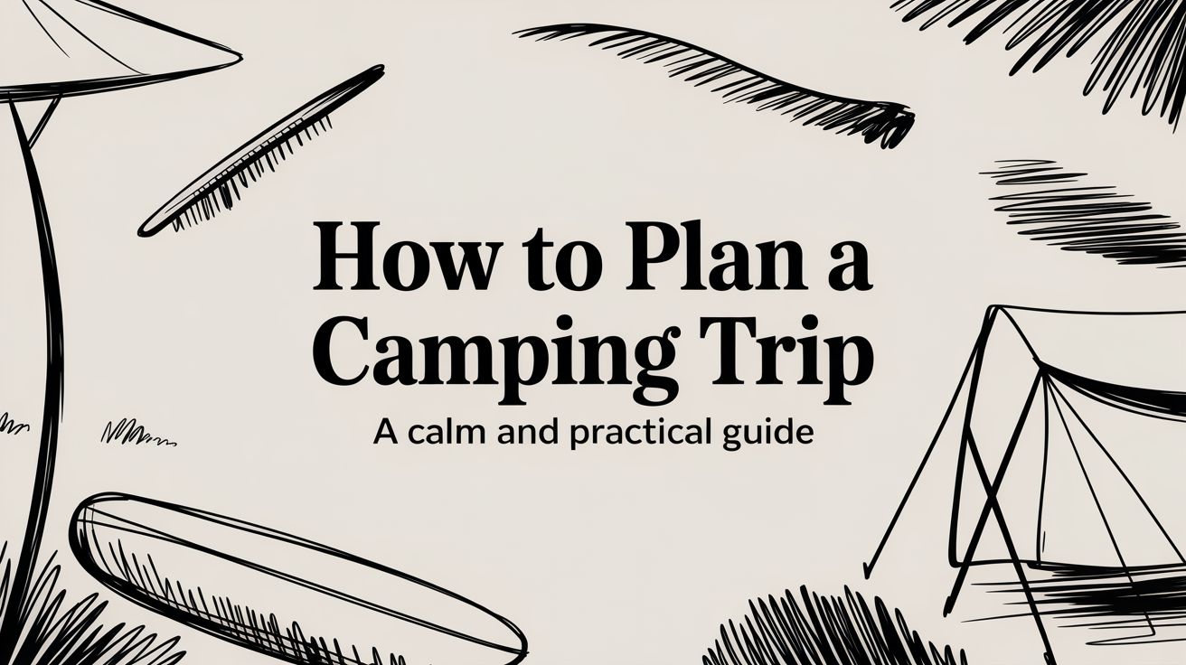 How to Plan a Camping Trip: A Calm and Practical Guide - Fort Robin