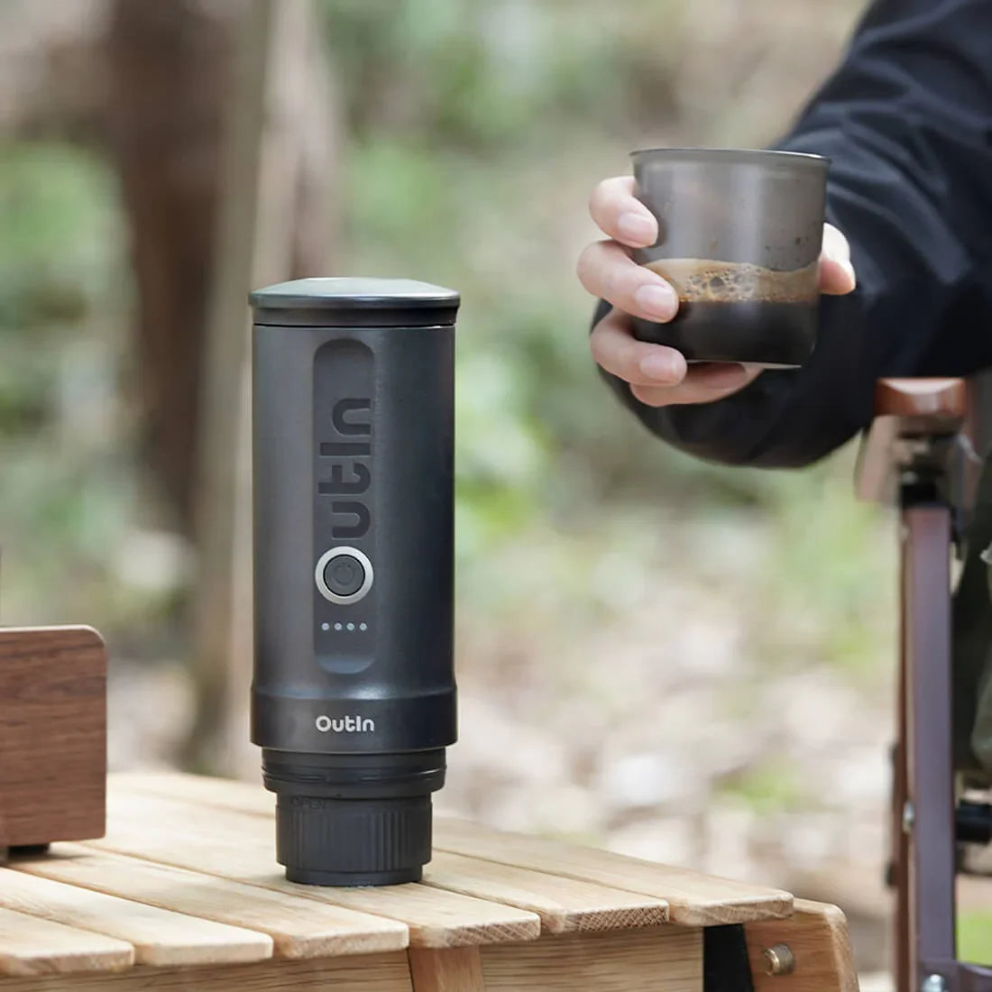 OutIn Nano Portable Espresso Machine (Space Grey) – Fort Robin